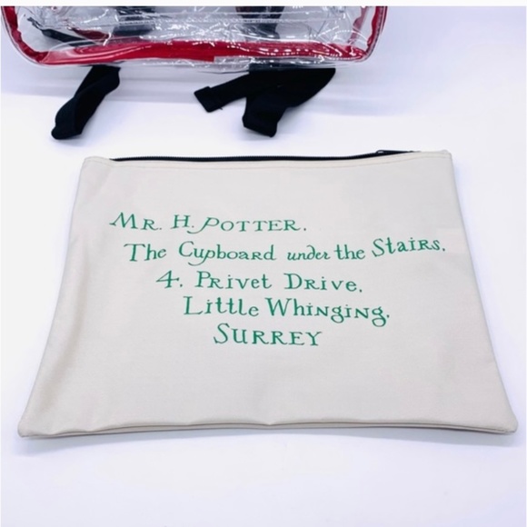 Accessories | Harry Potter Clear Backpack With Pouch | Poshmark